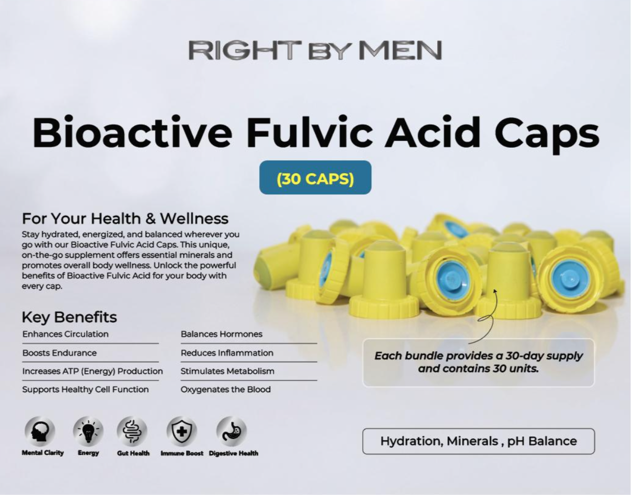 Bioactive Fulvic Acid Caps (30 Caps) – Right By Men