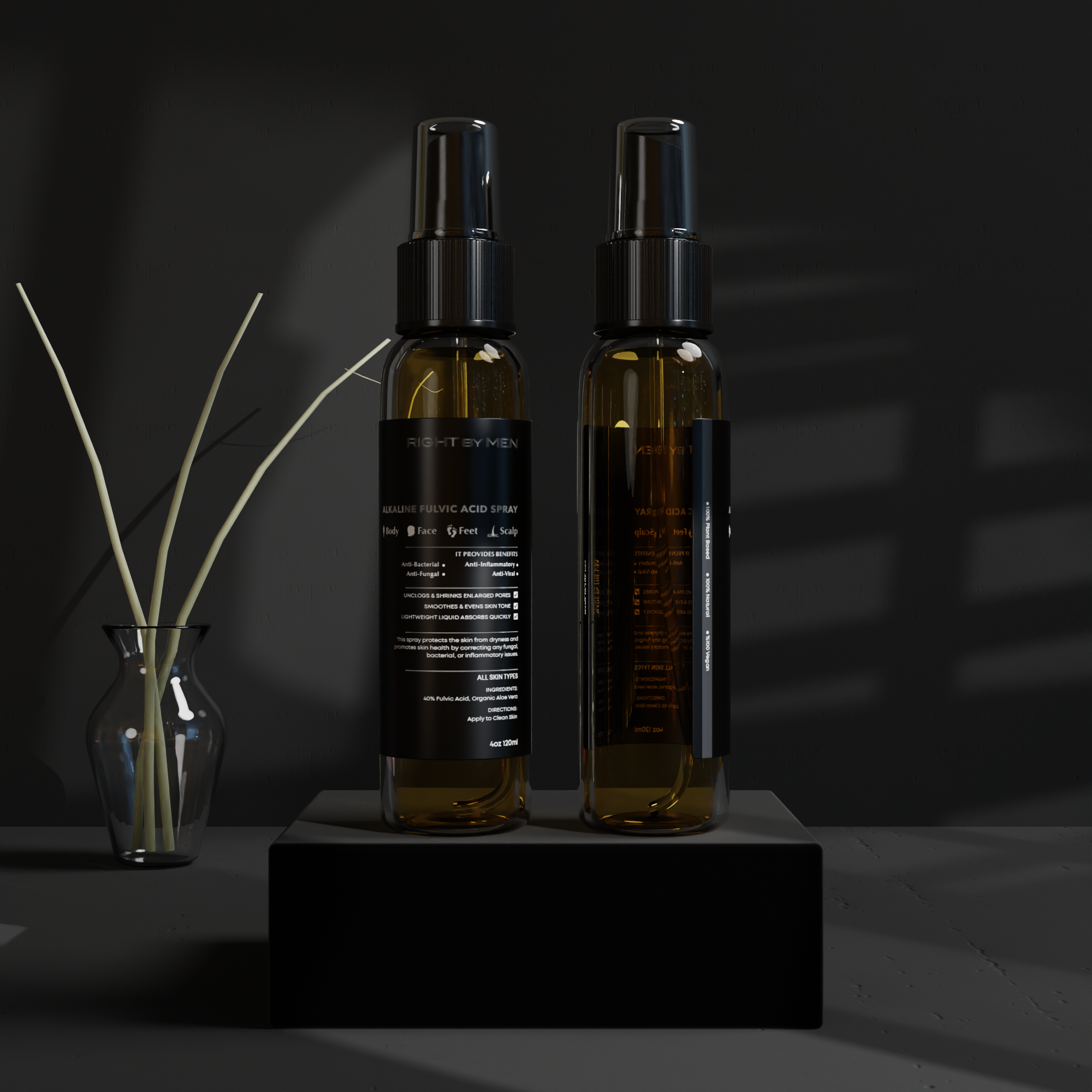 Alkaline Fulvic Acid Spray – Right By Men